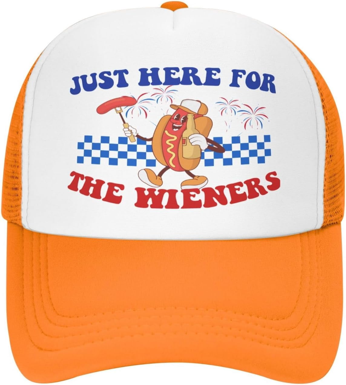 Funny Grilling Hat Just Here for the Meat Mesh Trucker Cap - Walmart.com