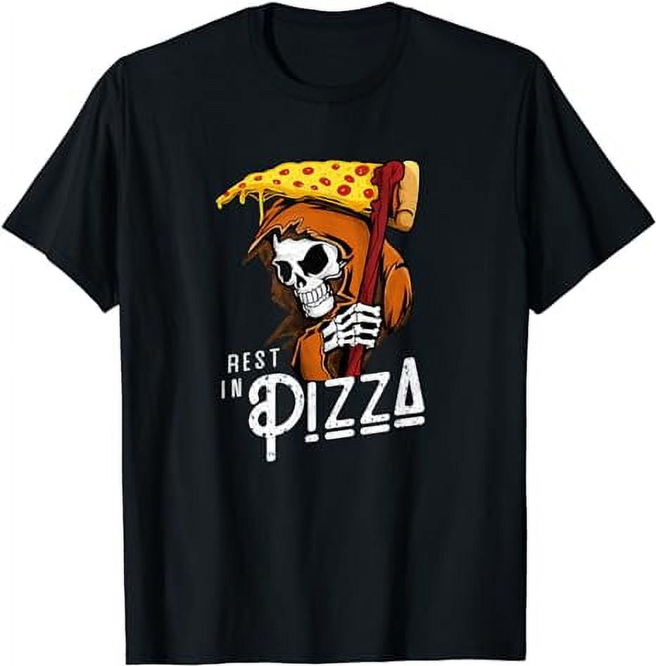 Funny Grim Reaper With Fast Food Scythe T-Shirt - Walmart.com