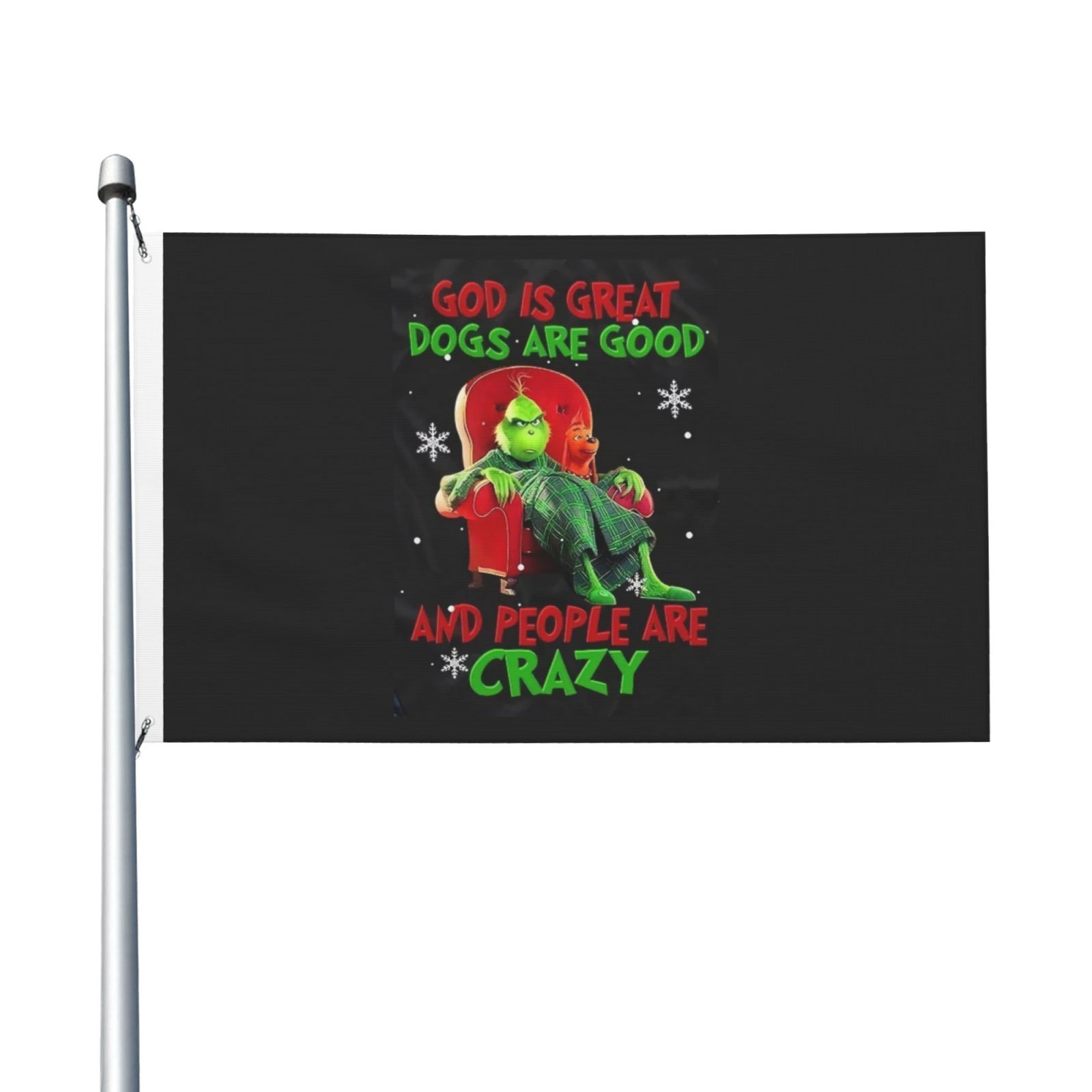 Funny Grinch Memes For Christmas 3x5ft Face Flag Fade Proof Holiday ...