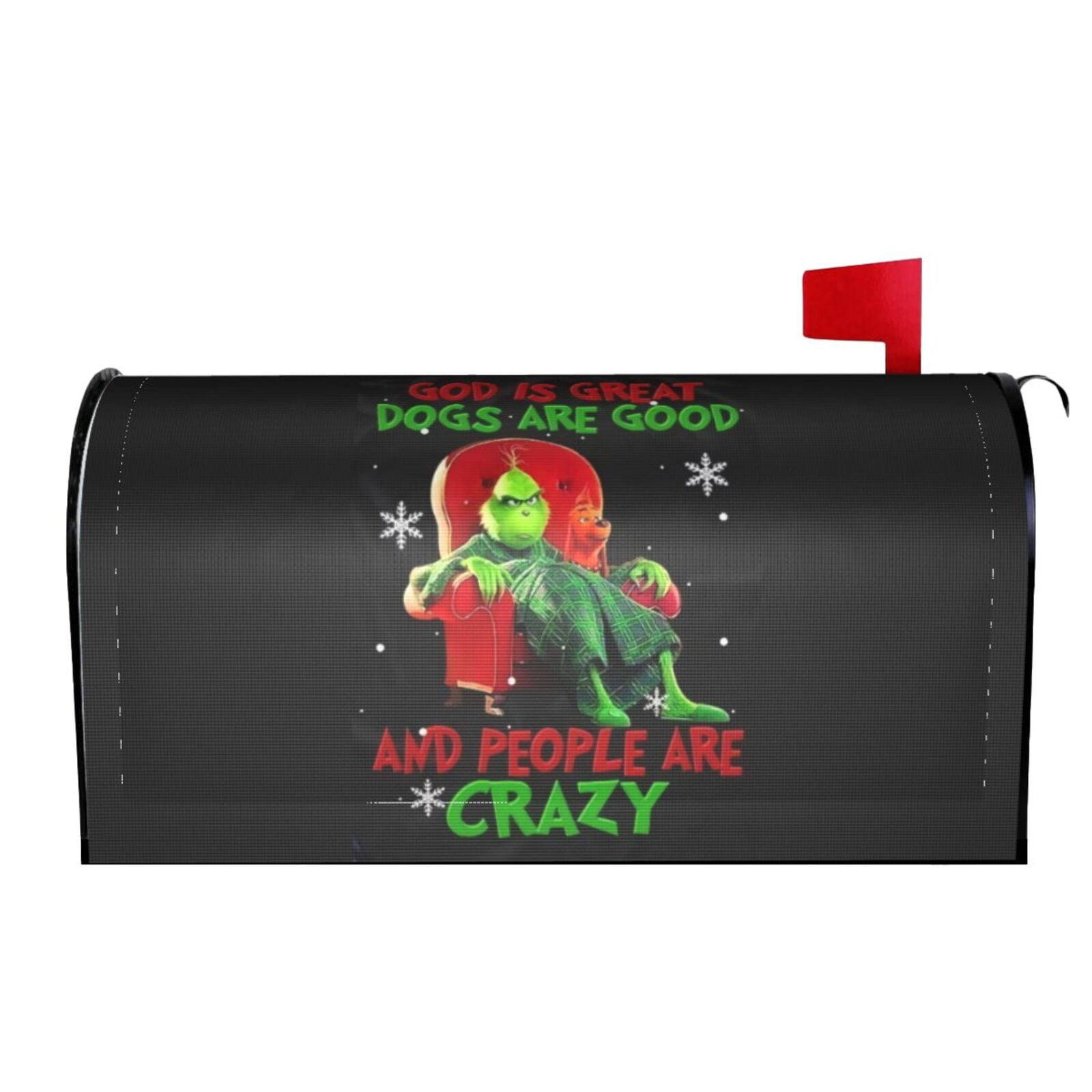 Funny Grinch Memes For Christmas Cartoon Character Mailbox Cover ...