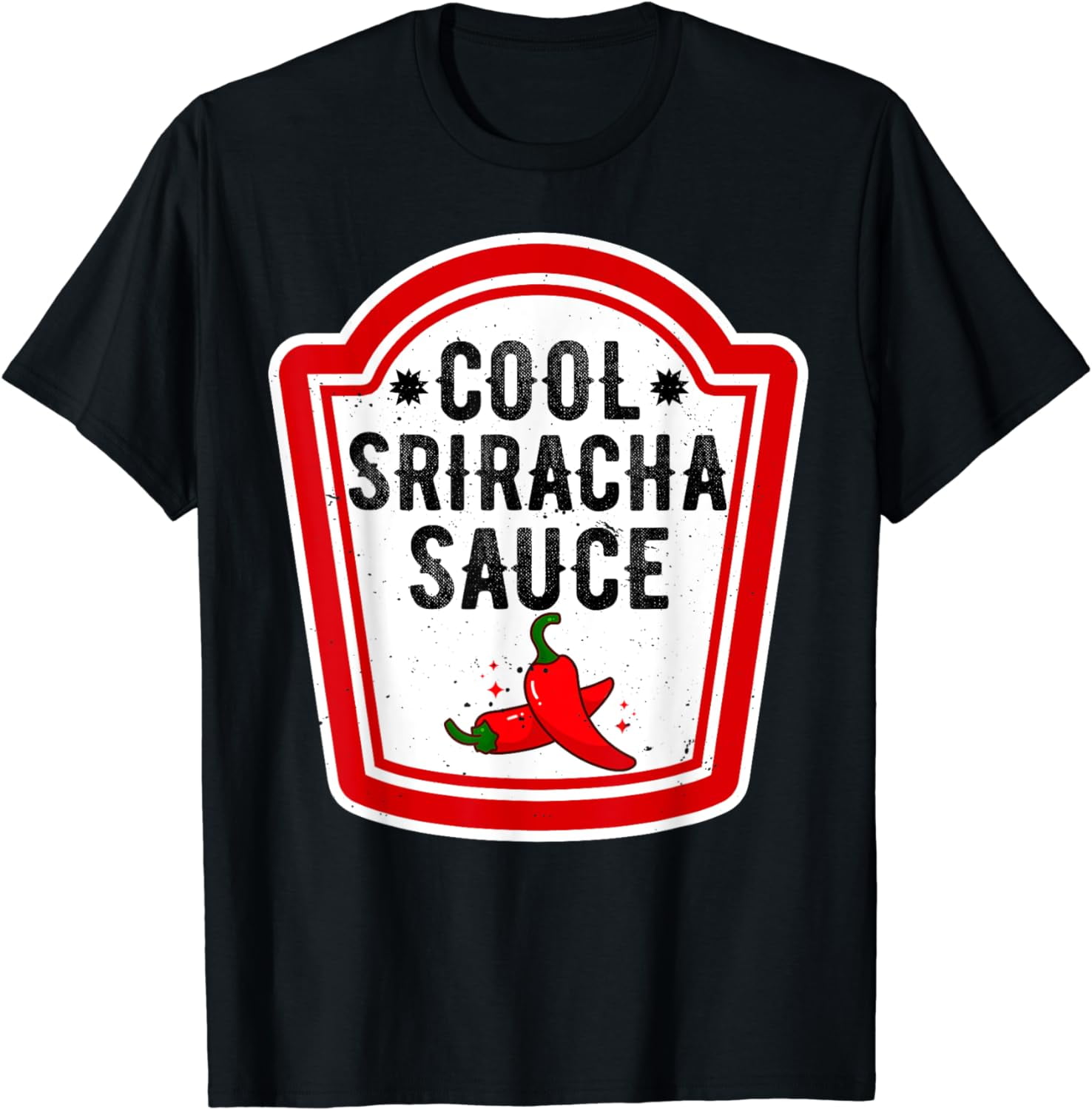 Funny Group Halloween Costume Sriracha Sauce Condiment T-Shirt ...