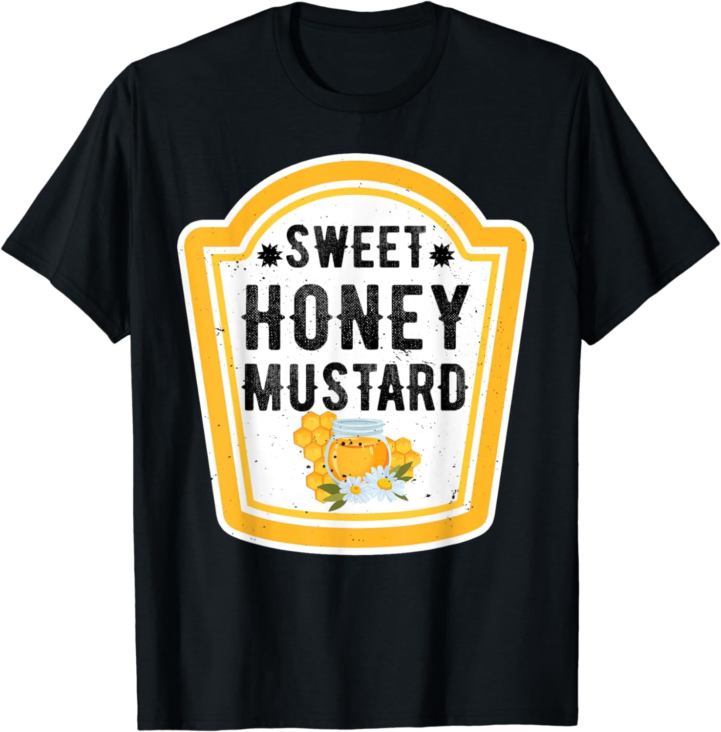 Funny Group Halloween Costume Sweet Honey Mustard Condiment T-Shirt ...
