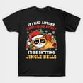 Funny Grumpy Orange Cat Christmas Spirit Quote Holiday Design, H10479 ...