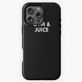 Funny Gym And Juice Pun Fitness Tee Phone Case for iPhone 16 15 14 13 ...