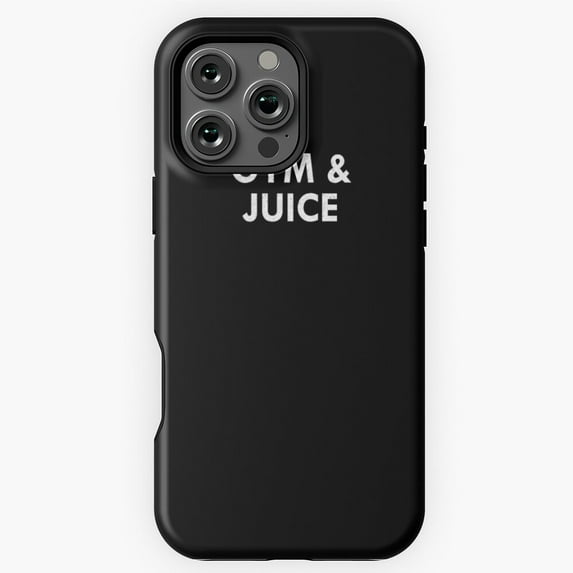 Funny Gym And Juice Pun Fitness Tee Phone Case for iPhone 16 15 14 13 ...