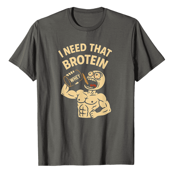 Funny Gym Bro T-Shirt - Walmart.com