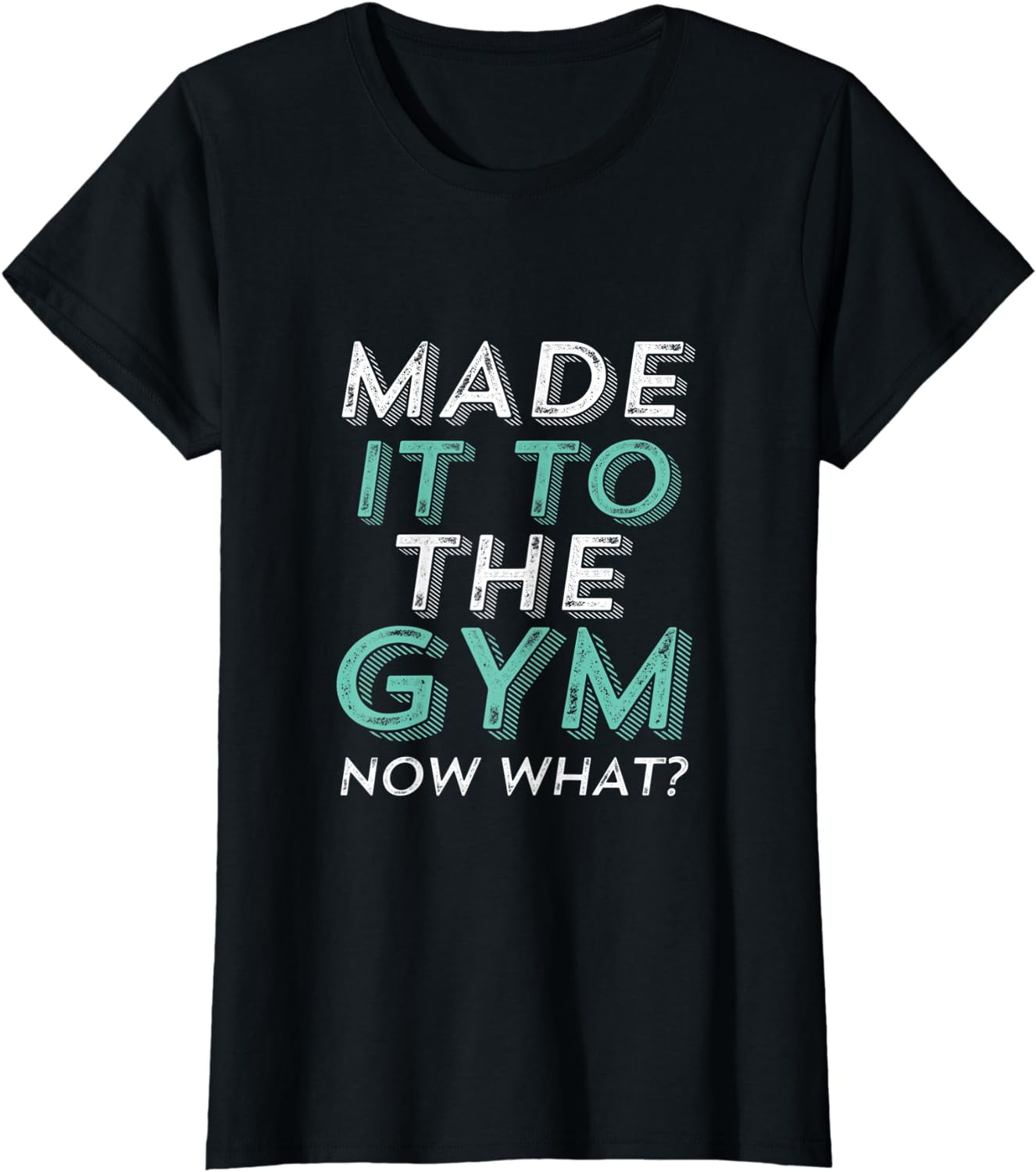 Funny Gym Motivation T-shirt for Workout Exercise Running - Walmart.com