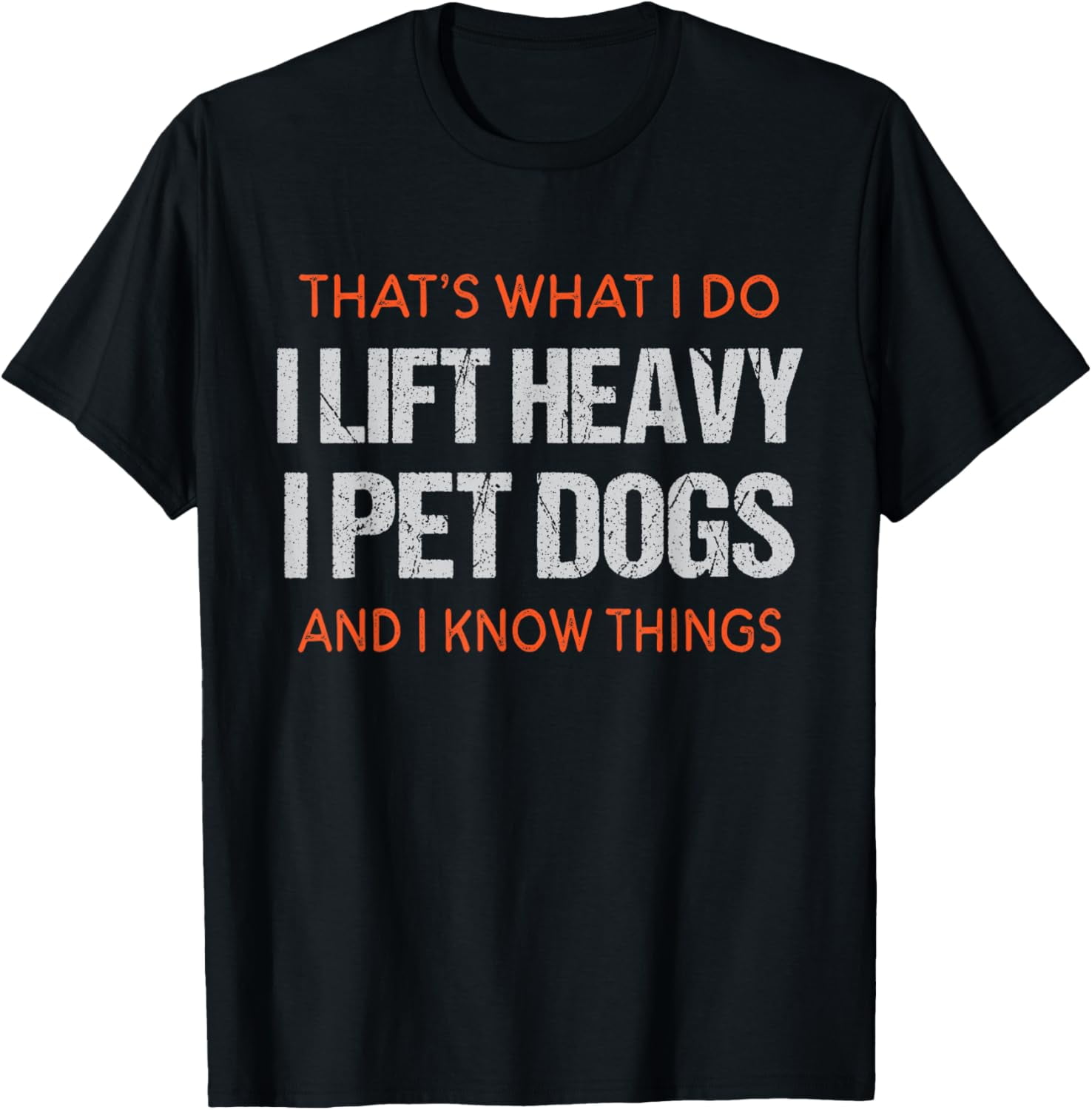 Funny Gym Workout Weightlifting Humor | Lift Heavy Pet Dogs T-Shirt ...