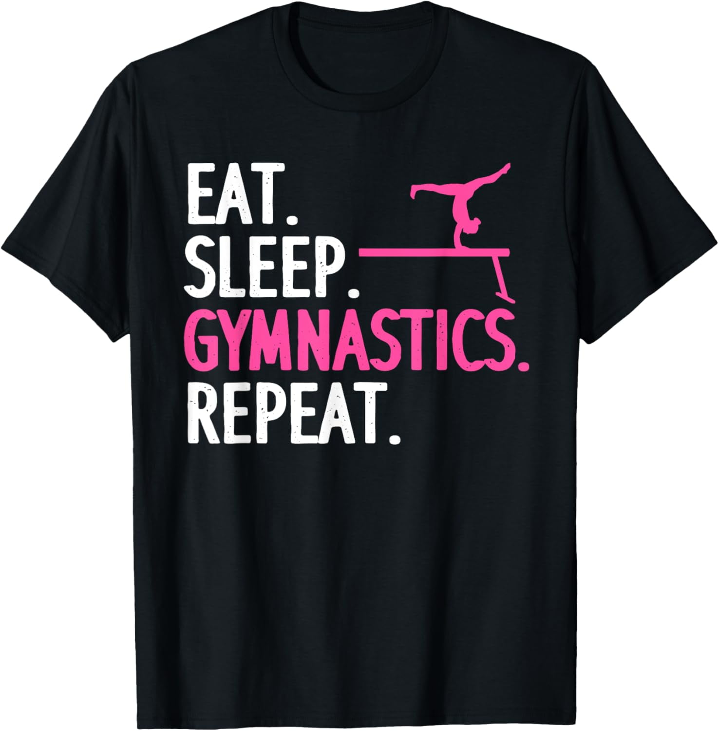 Funny Gymnastics For Women Girls Gymnast Handstand Tumbling T-Shirt ...