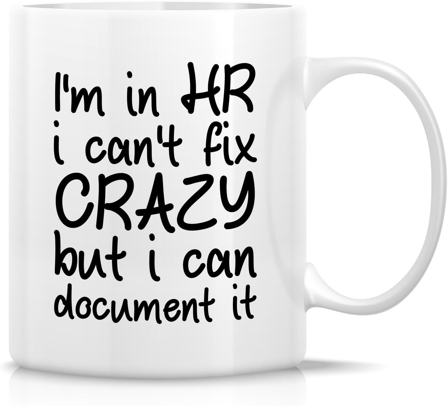 Funny HR Mug Gift I'm in HR Can't Fix Crazy Human Resource Manager ...