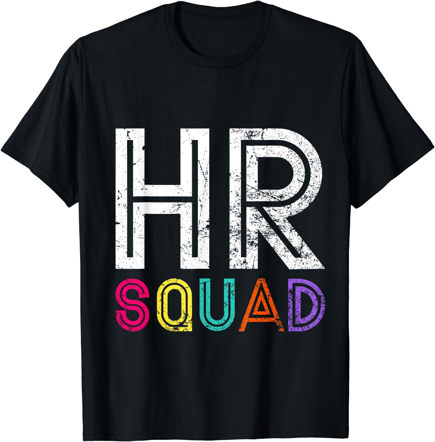 Funny HR Squad Officer Team Vintage style T-Shirt - Walmart.com