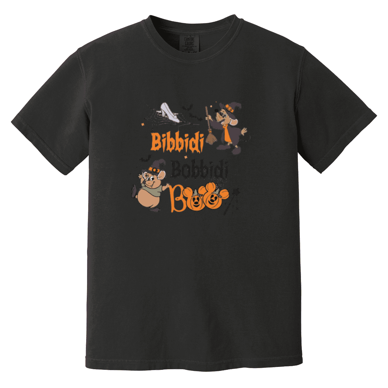 Funny Halloween Bibbidi Bobbidi Boo Magic Quote Graphic Comfort Color T ...