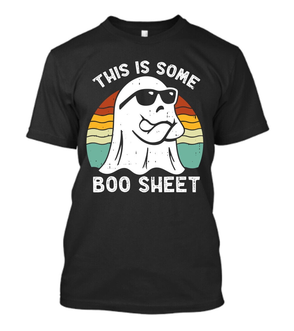 Funny Halloween Bo0 Ghost Costume This is Some Boo Sheet T-Shirt ...