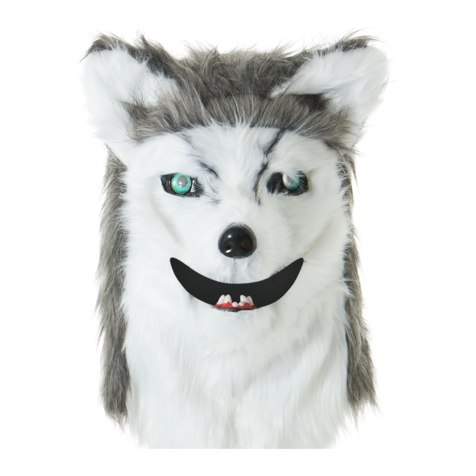 Funny Halloween Furry Mask Costume Dog Fox Wolf Mask Animal Full Head ...