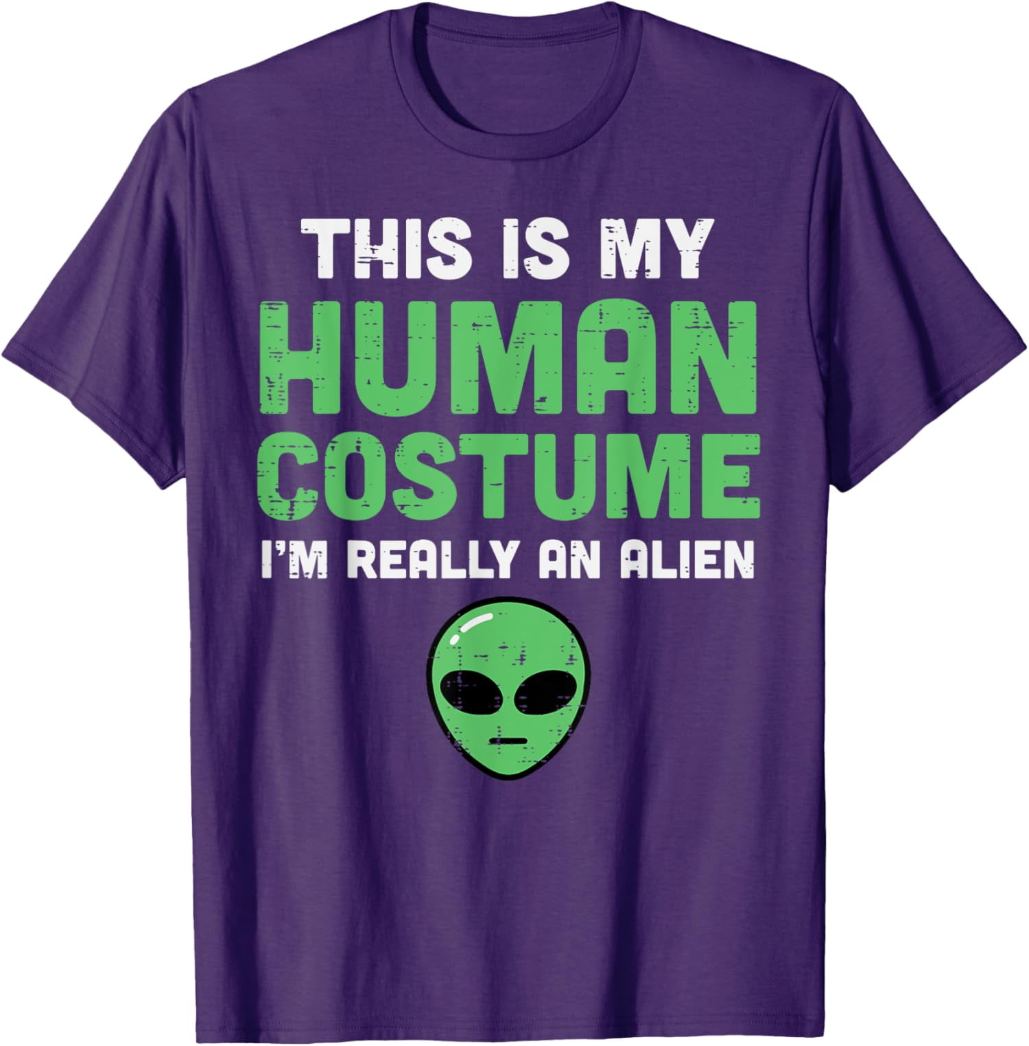 Funny Halloween Human Costume Disguise as Alien for Sci Fi Fans and ...