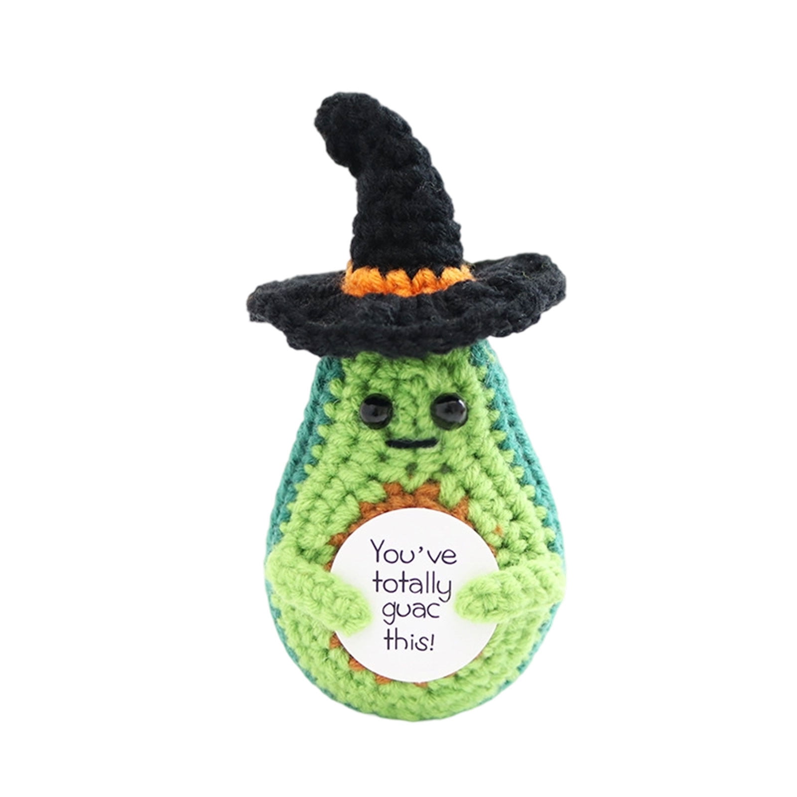 Funny Halloween Positive Mini Crochet With Positive Affirmations Cards ...