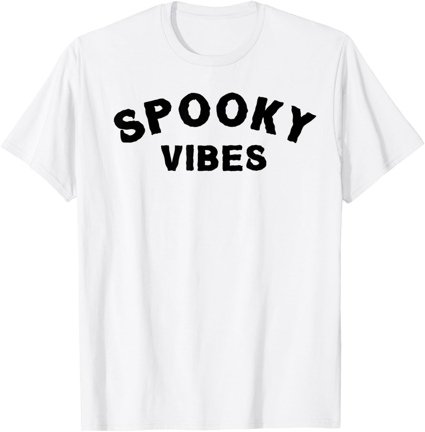 Funny Halloween Vibes Retro Spooky Ghost Boo Spooky Season T-Shirt - Walmart.com