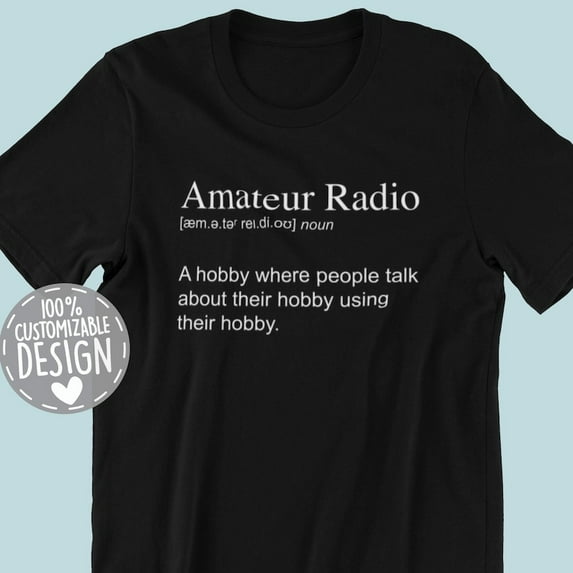 Funny Ham Radio Operator Definition Themed Amateur Radio Graphic,for ...