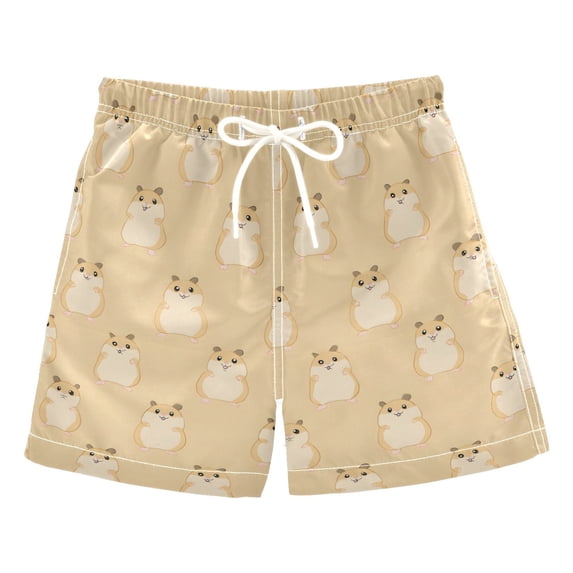 Funny Hamsters Swim Trunks Quick Dry Beach Pool Board Shorts ...