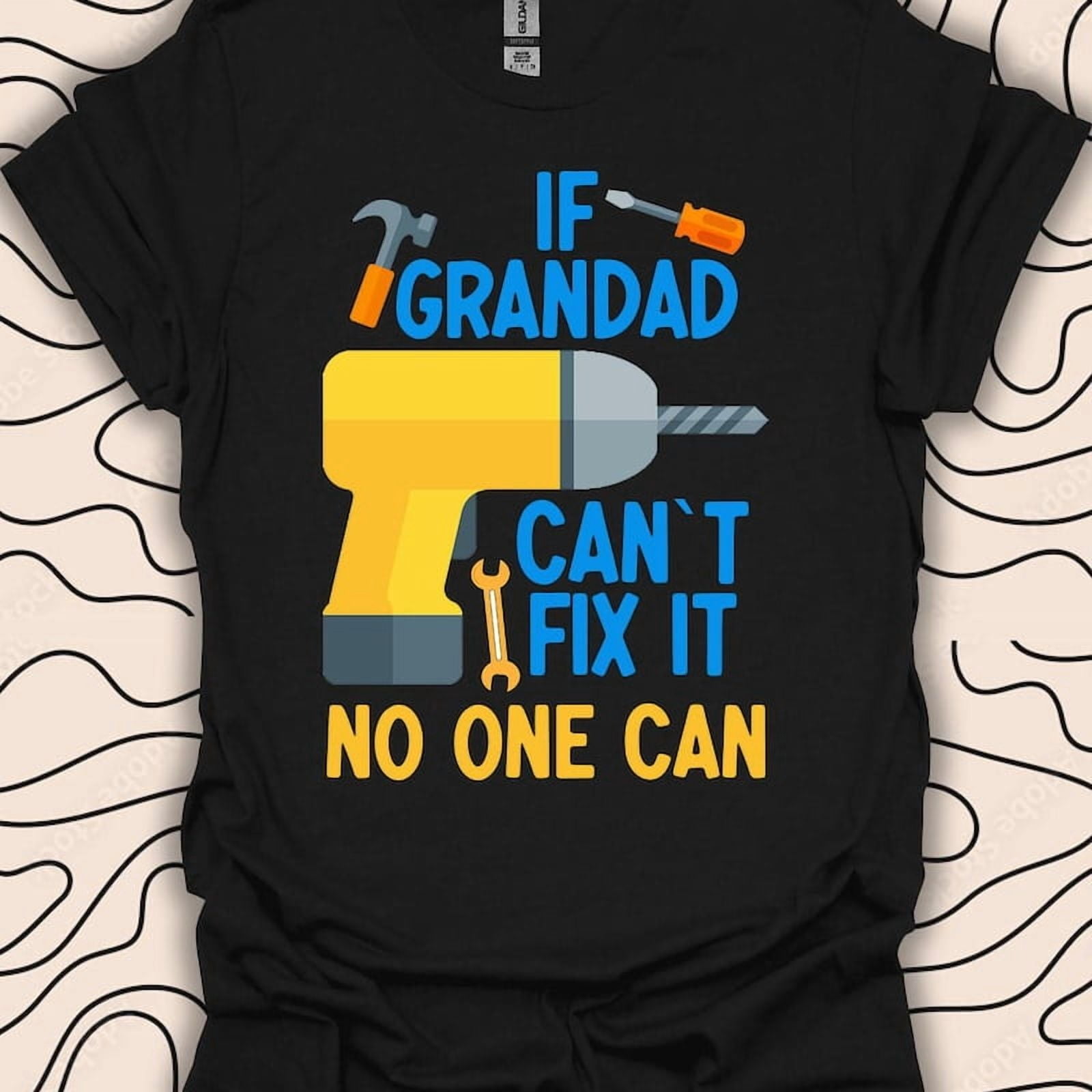 Funny Handyman Shirt DIY Repair Gift Family Fix It Humor Graphic Tee ...