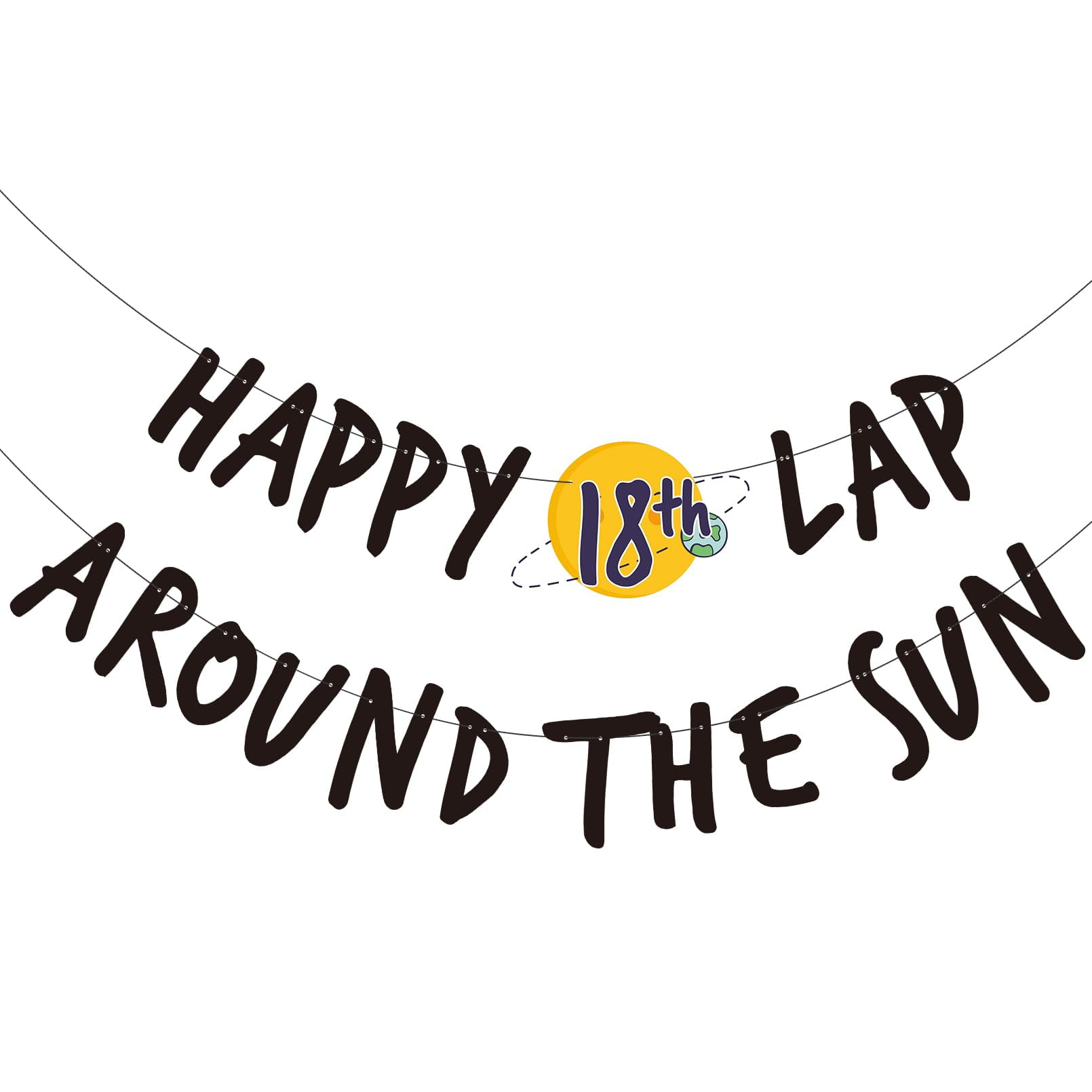 Funny Happy 18th Birthday MMF7 Banner For Boys Girls Special 18th Birthday Party Decorations ...