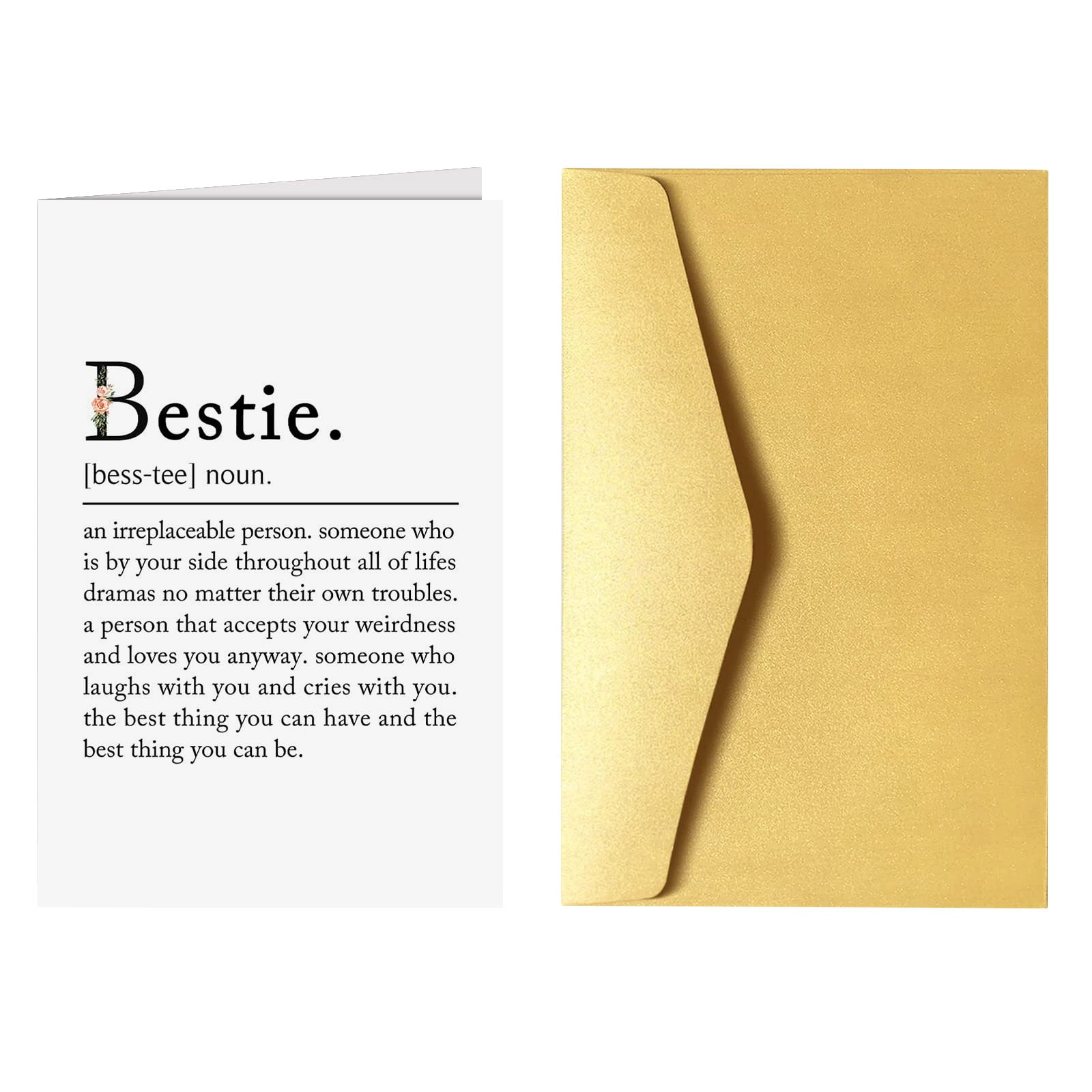 Golden Envelope Card Funny Old Bae Birthday Card - Humorous Aging Spice ...
