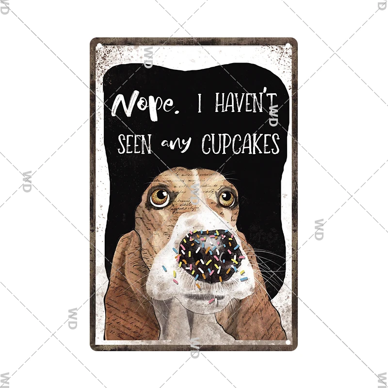 Funny Happy Birthday Sentence Poster Tin Sign Retro Vintage Plaque Plat ...