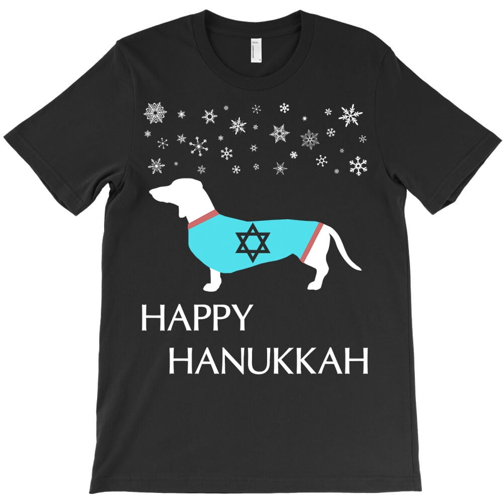 Funny Happy Hanukkah For Dachshund Dog Lovers Jewish Holiday H35775 ...