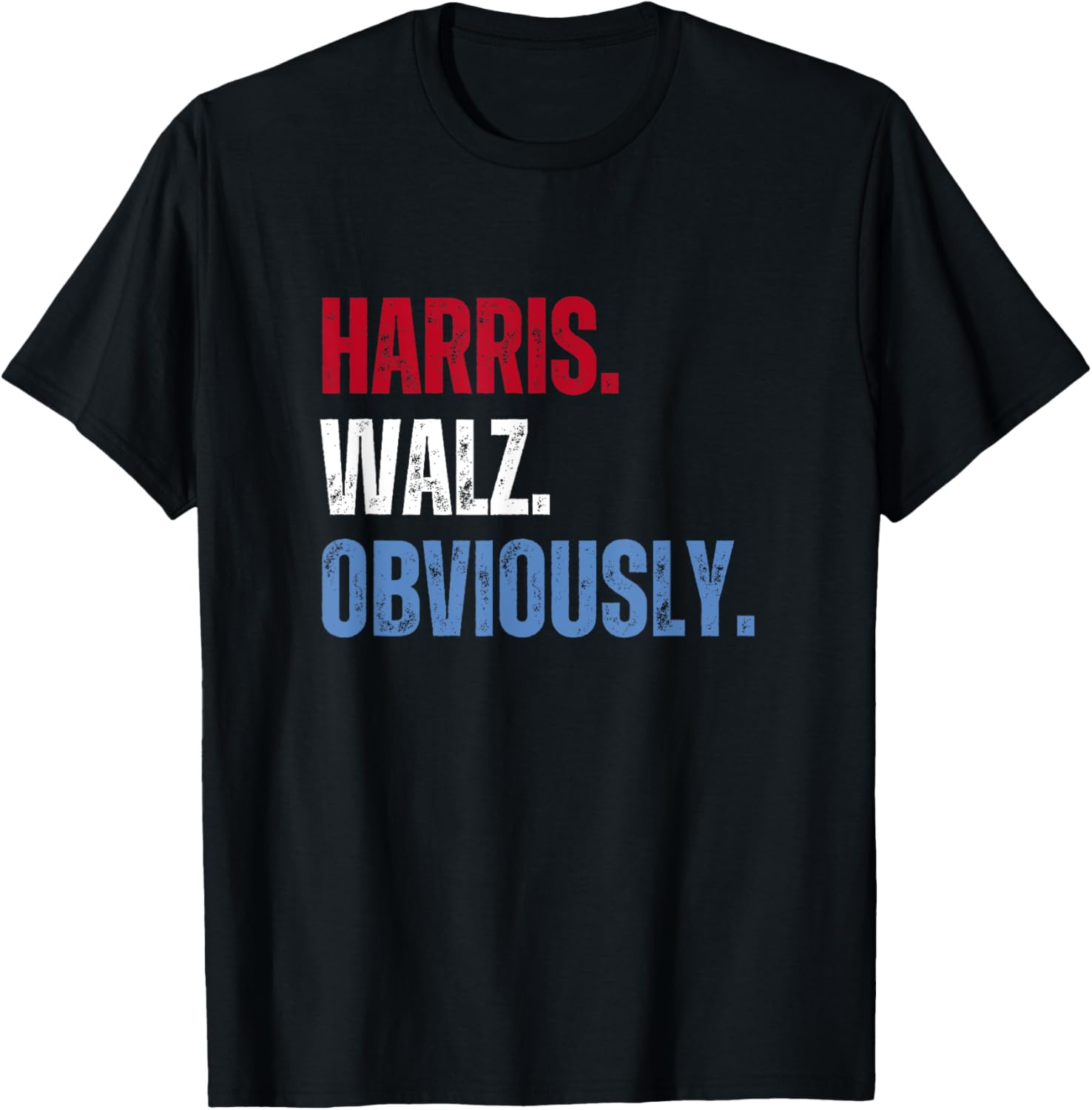 Funny Harris Walz Obviously 2024 Kamala Harris Waltz 2024 T-Shirt ...