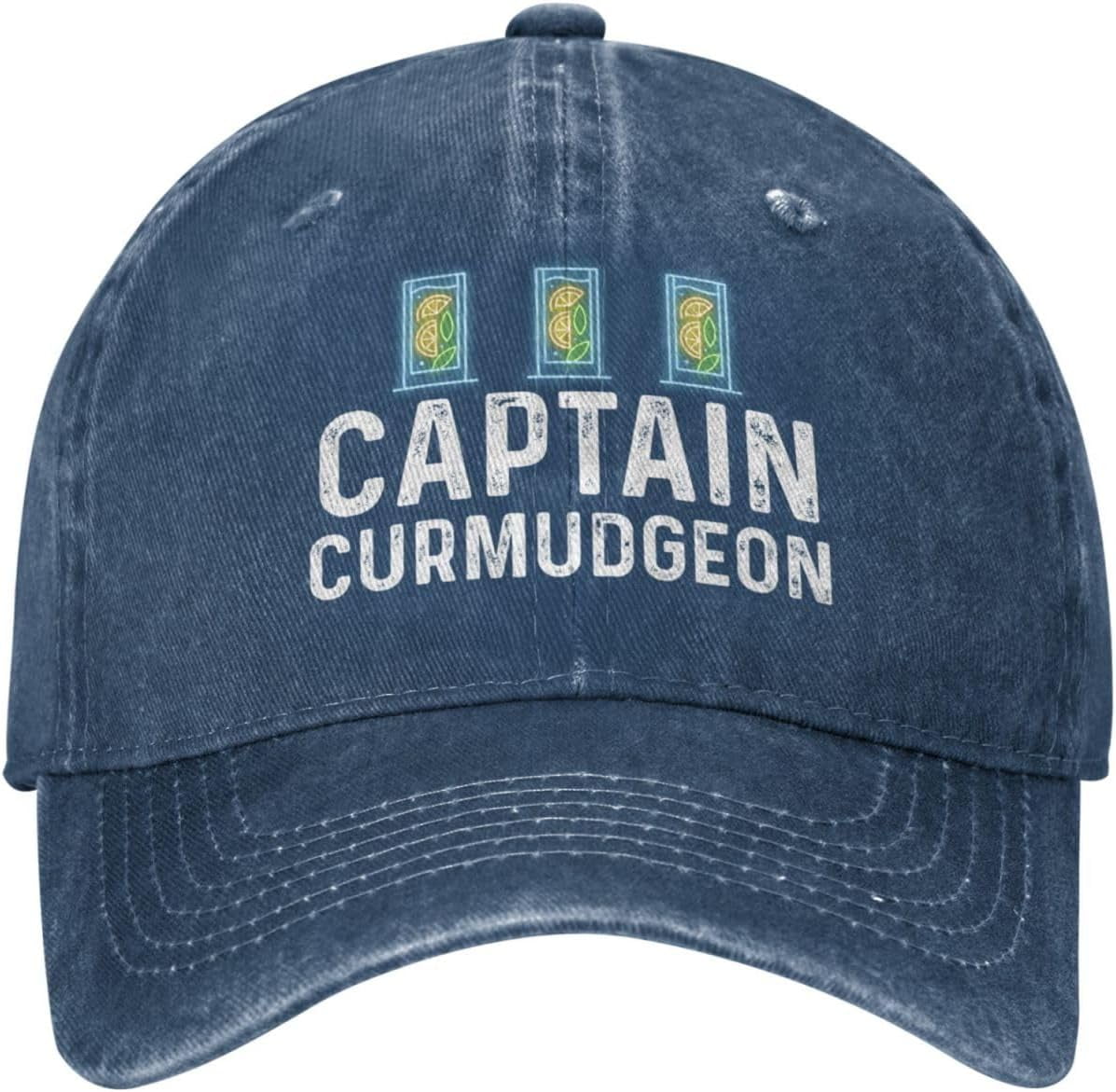 Funny Hat Captain Curmudgeon Hat for Men Dad Hats Fashionable Caps ...