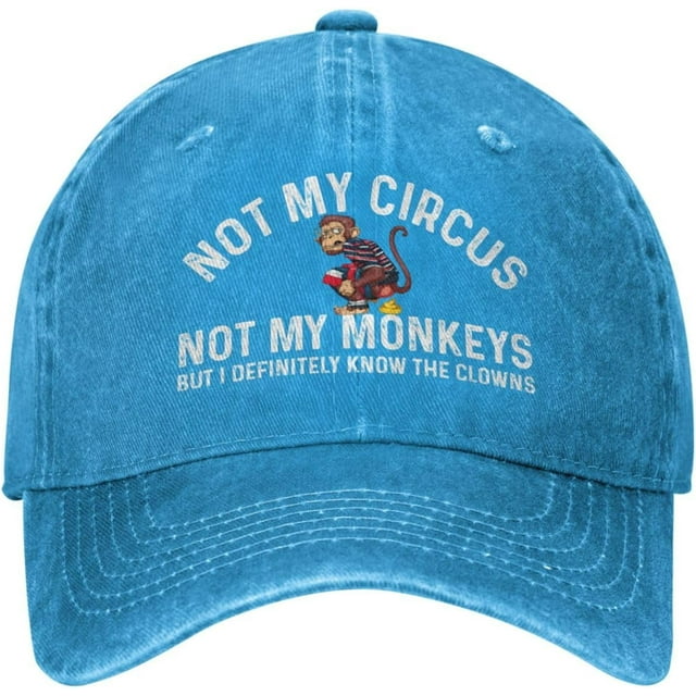 Funny Hat Not My Circus Not My Monkeys But I Definitely Know The Clowns ...