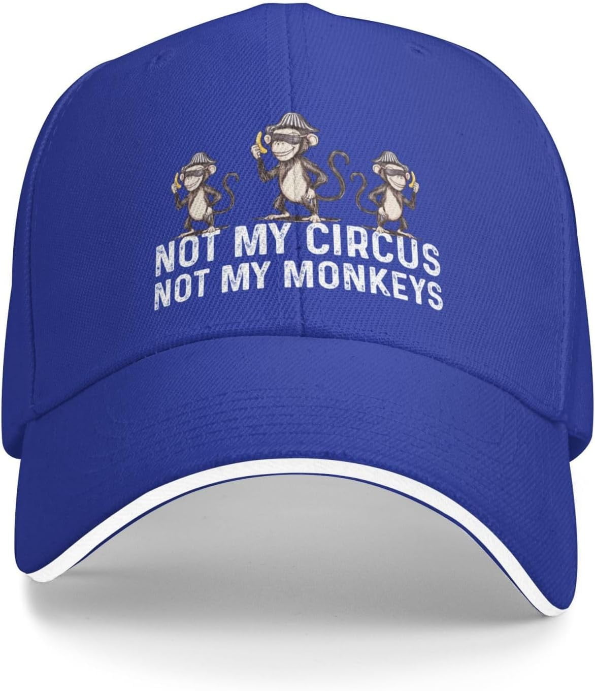 Funny Hat Not My Circus Not My Monkeys Hat for Men Baseball Caps ...