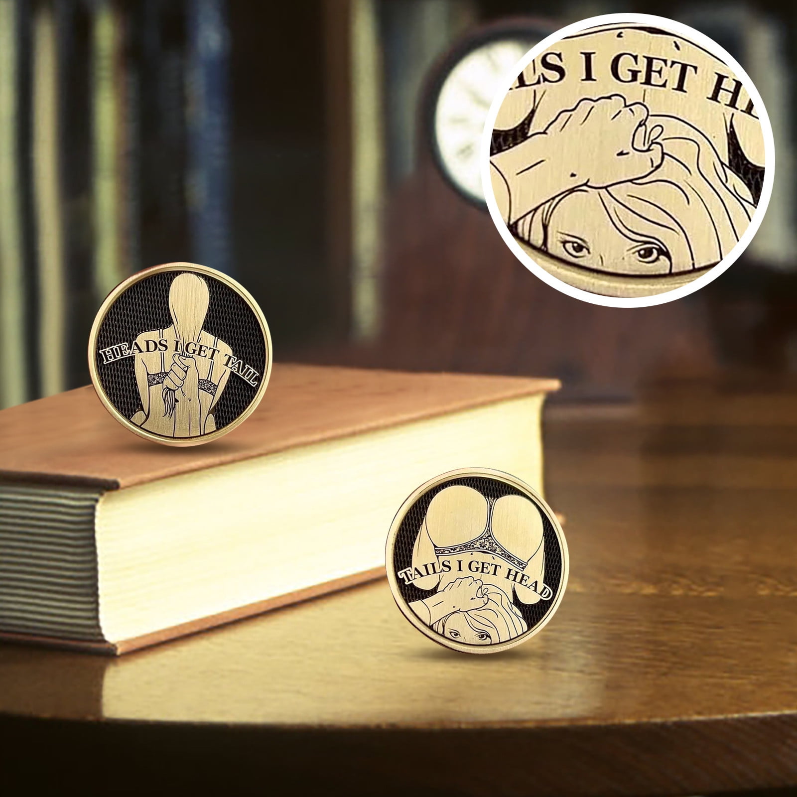 Funny Heads and Tails Coins-“Heads I Get Tail” and “Tails I Get Head ...