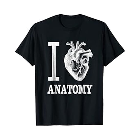 Funny Heart Graphic I HEART ANATOMY T-Shirt for Cardiac Nurses and ...