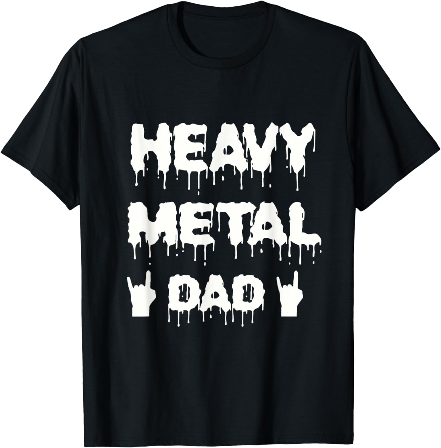 Funny Heavy Metal-Dad Like Dad Metalhead Headbanger Men Tee T-Shirt ...