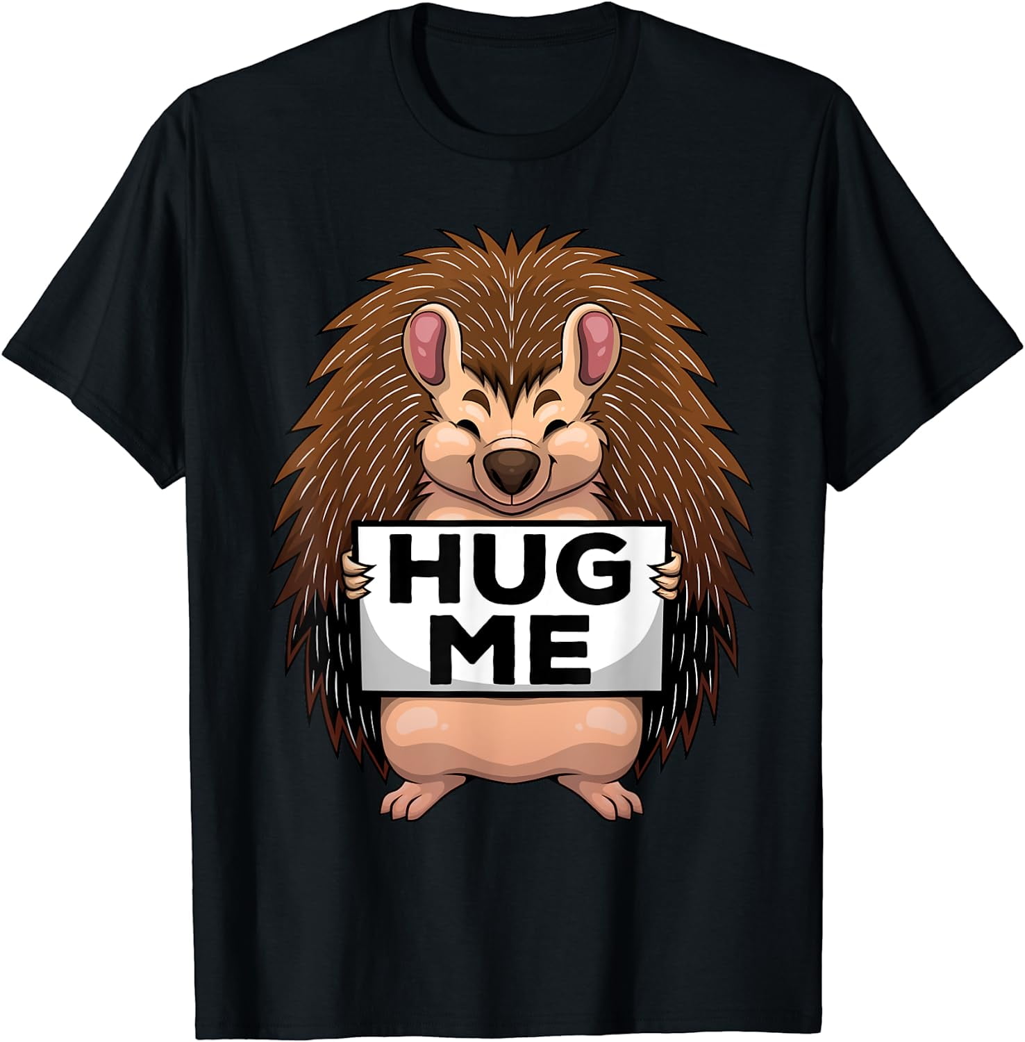 Funny Hedgehog Design For Men Women Porcupine Hedgehog Lover T-Shirt ...