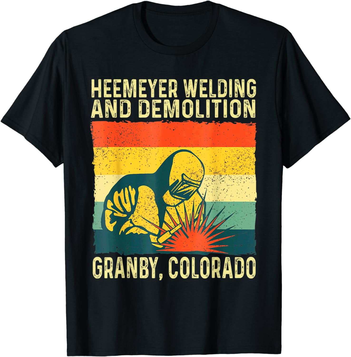 Funny Heemeyer Welding And Demolition Granby Vintage T-Shirt - Walmart.com