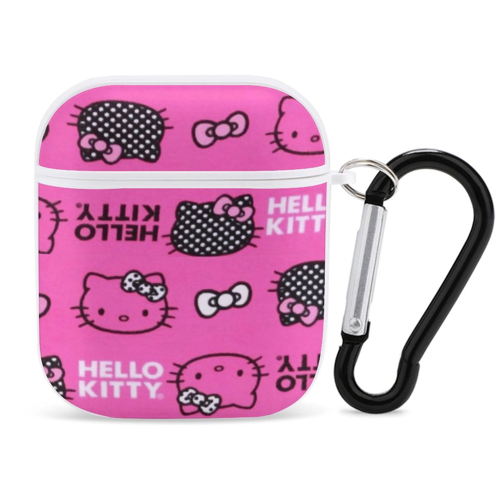 Funny Hello Kitty Case for AirPods Case Cover with Keychain,Cute ...