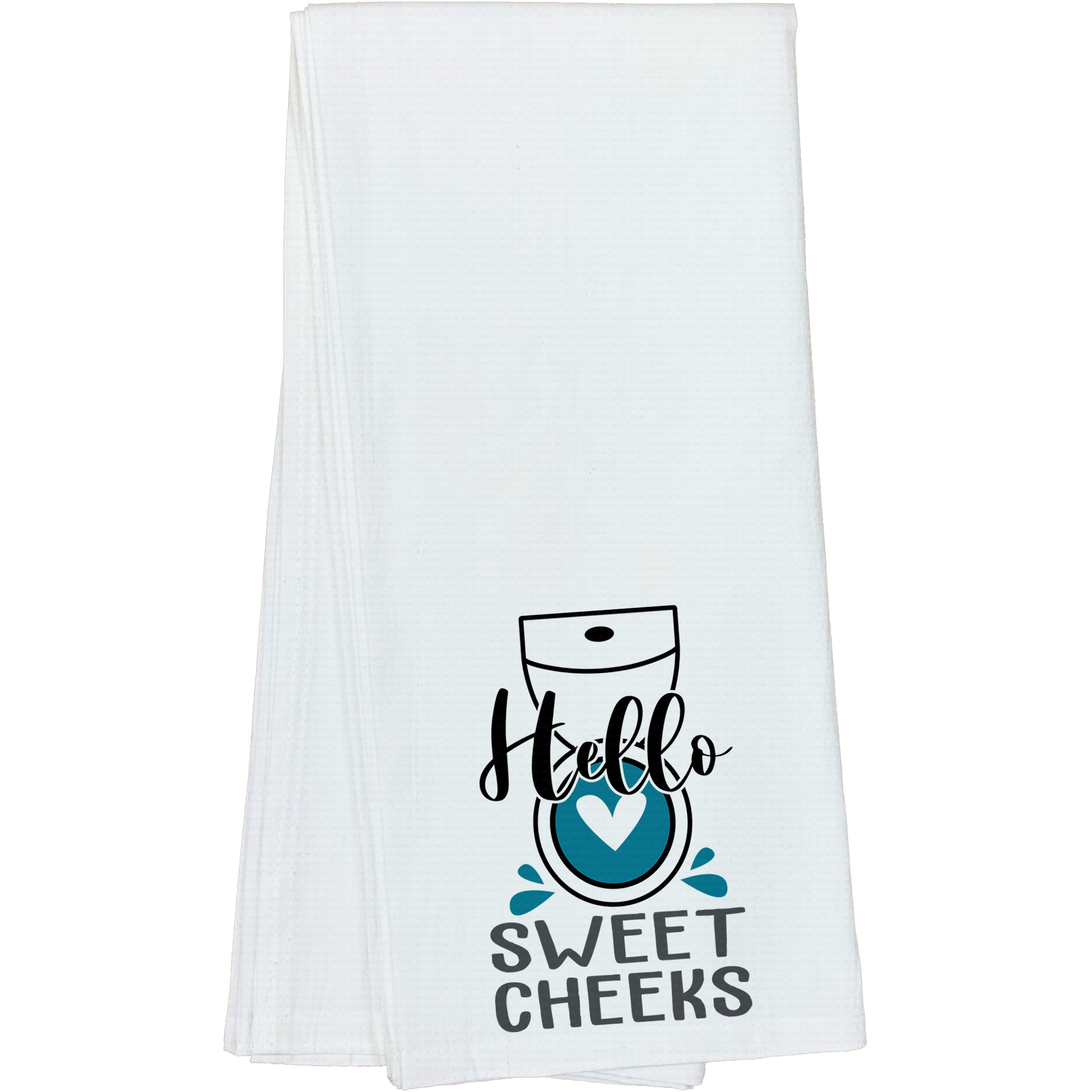 Funny Hello Sweet Cheeks Heart Shaped Home Gift Idea For Friends ...