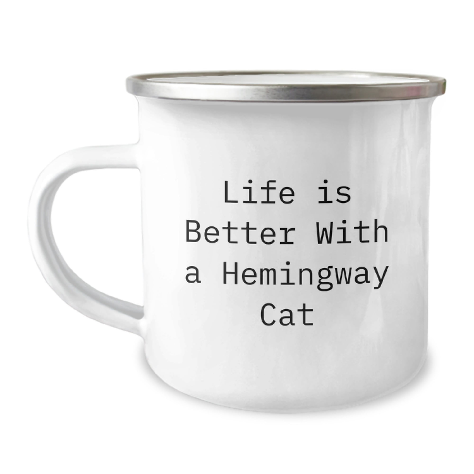 Funny Hemingway Cat Gifts for Men from Friends and Family on Birthday ...
