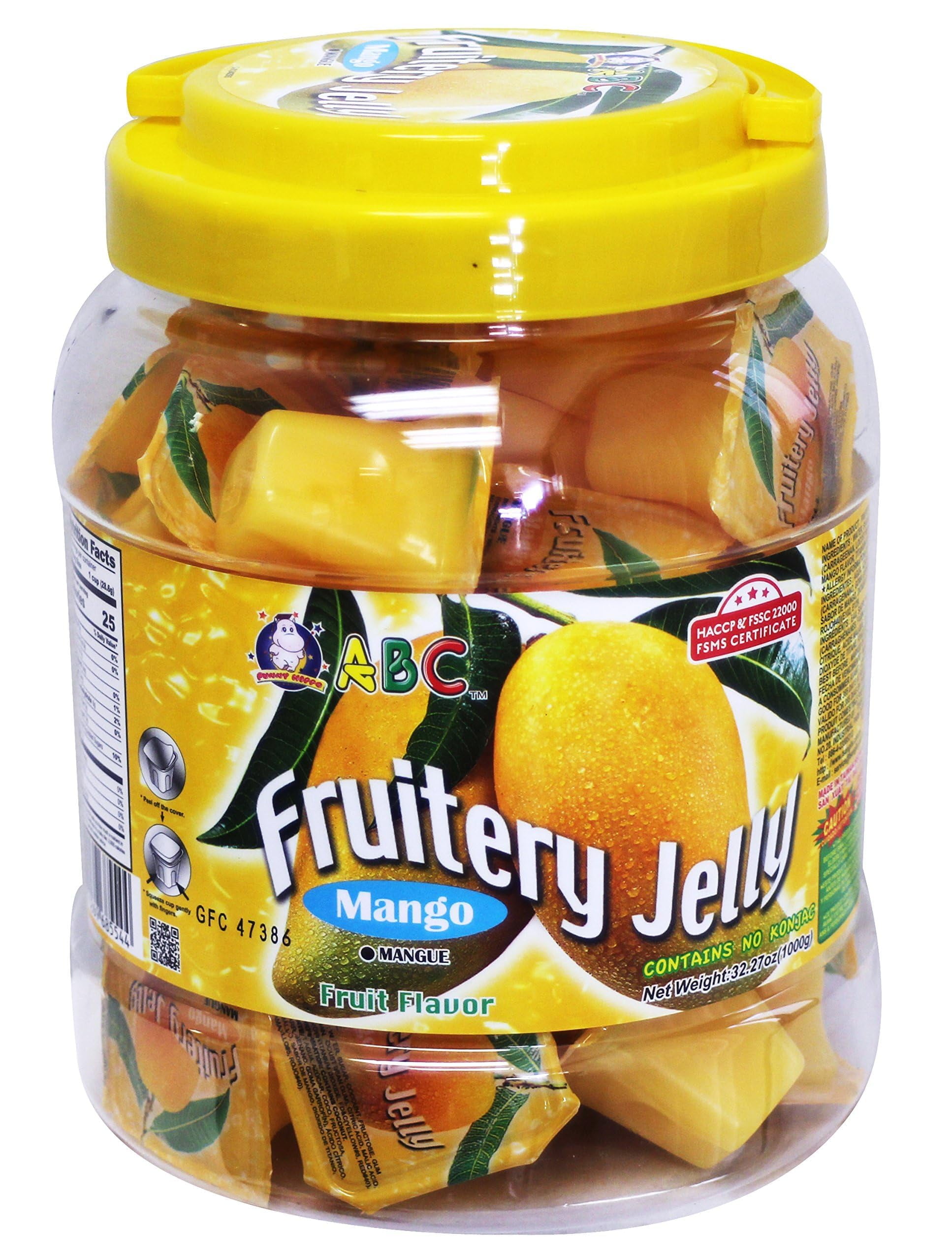 Funny Hippo ABC Fruitery AKF18 Jelly Natural Fruit Bites - Mango 32.27 ...