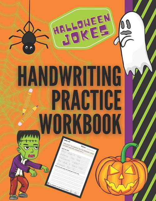 Funny Holiday Handwriting Practice: Halloween Jokes Handwriting ...