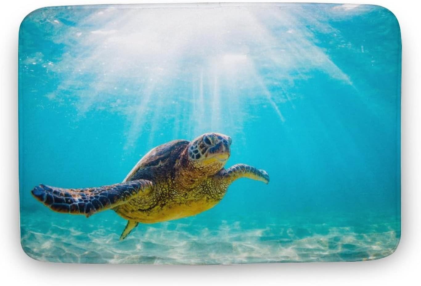 Funny Home Decorative Welcome Doormat Outdoor Indoor, Sea Turtle and ...