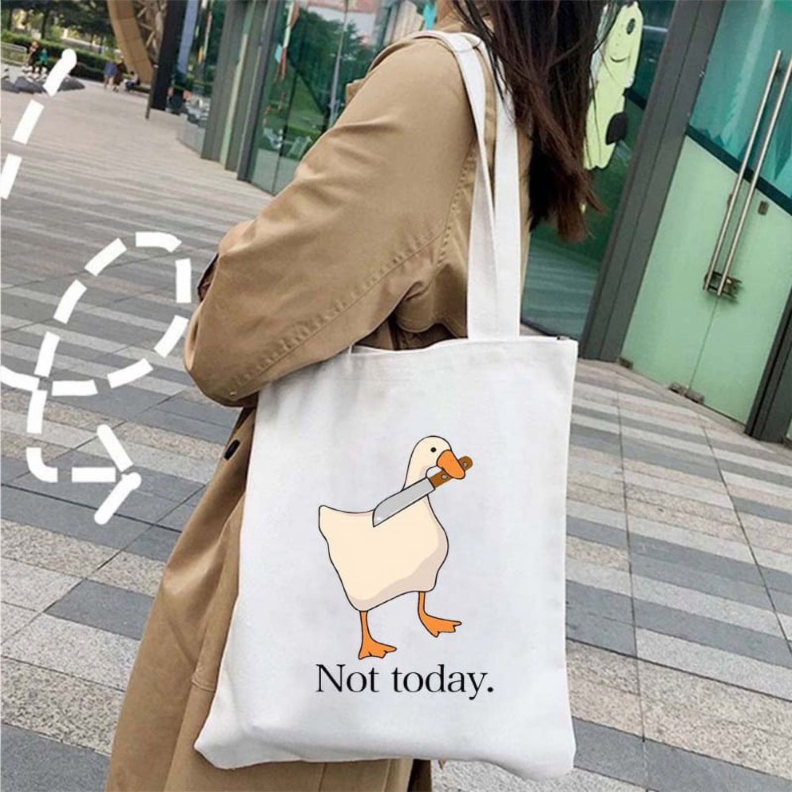 Funny Honk Untitled Shoulder Bag Goose Game Meme Duck Cute Cartoon ...
