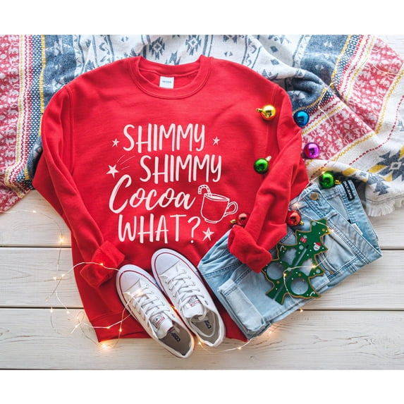 Funny Hot Cocoa T-Shirt, Shimmy Shimmy Cocoa What T-Shirt, Funny ...