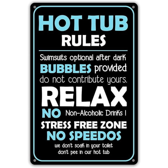 Funny Dog Rules Metal Tin Sign Wall Decor Rustic Farmhouse Dog Signs ...