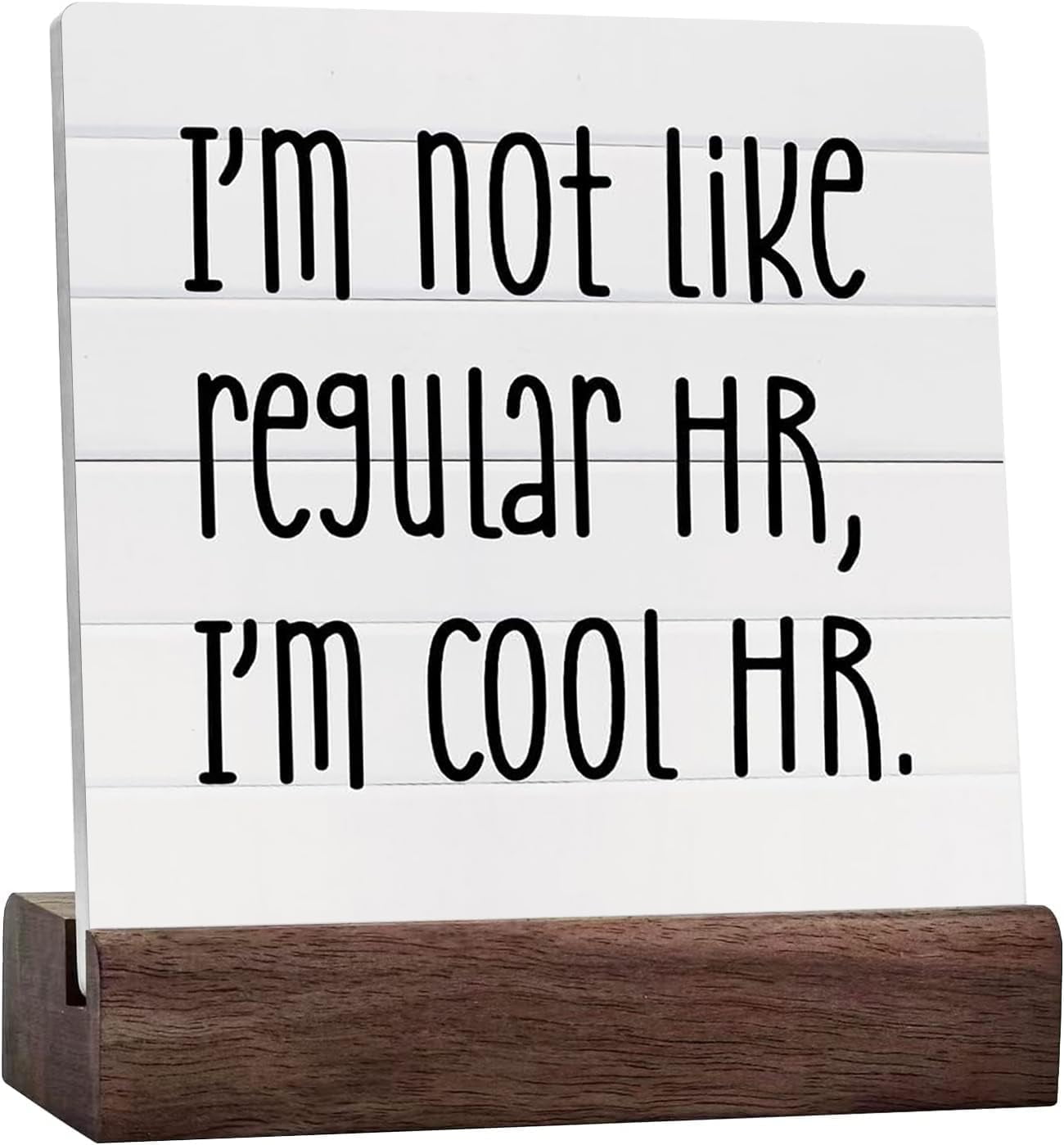 Funny Human Resources Decorative Ceramic Sign Rustic Hr Office Desk ...