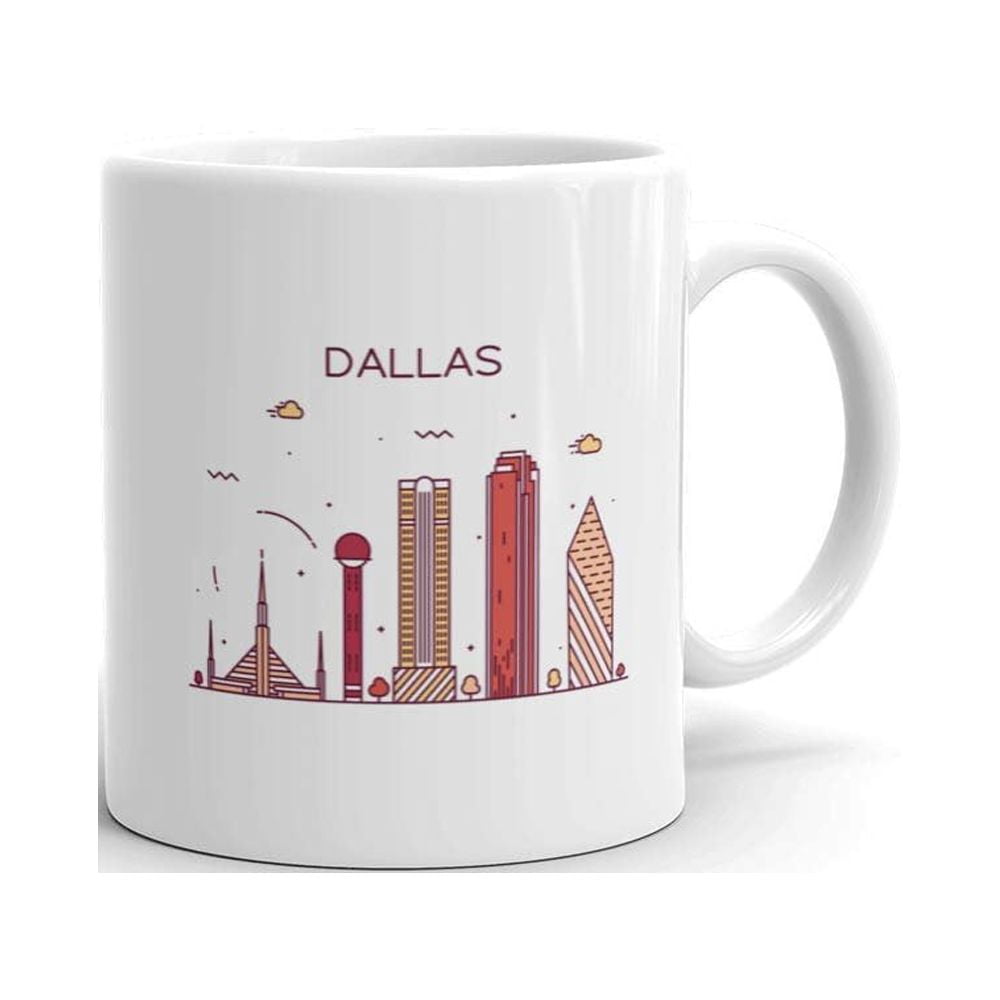 Funny Humor Novelty Dallas Texas City State Pride 11 oz Coffee Tea Mug ...