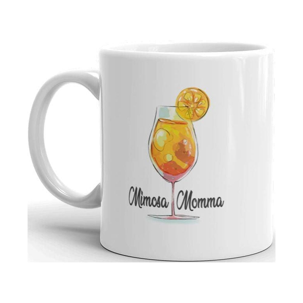 Funny Humor Novelty Mimosa Mamma Brunch 11oz Ceramic Coffee Tea Mug Cup ...