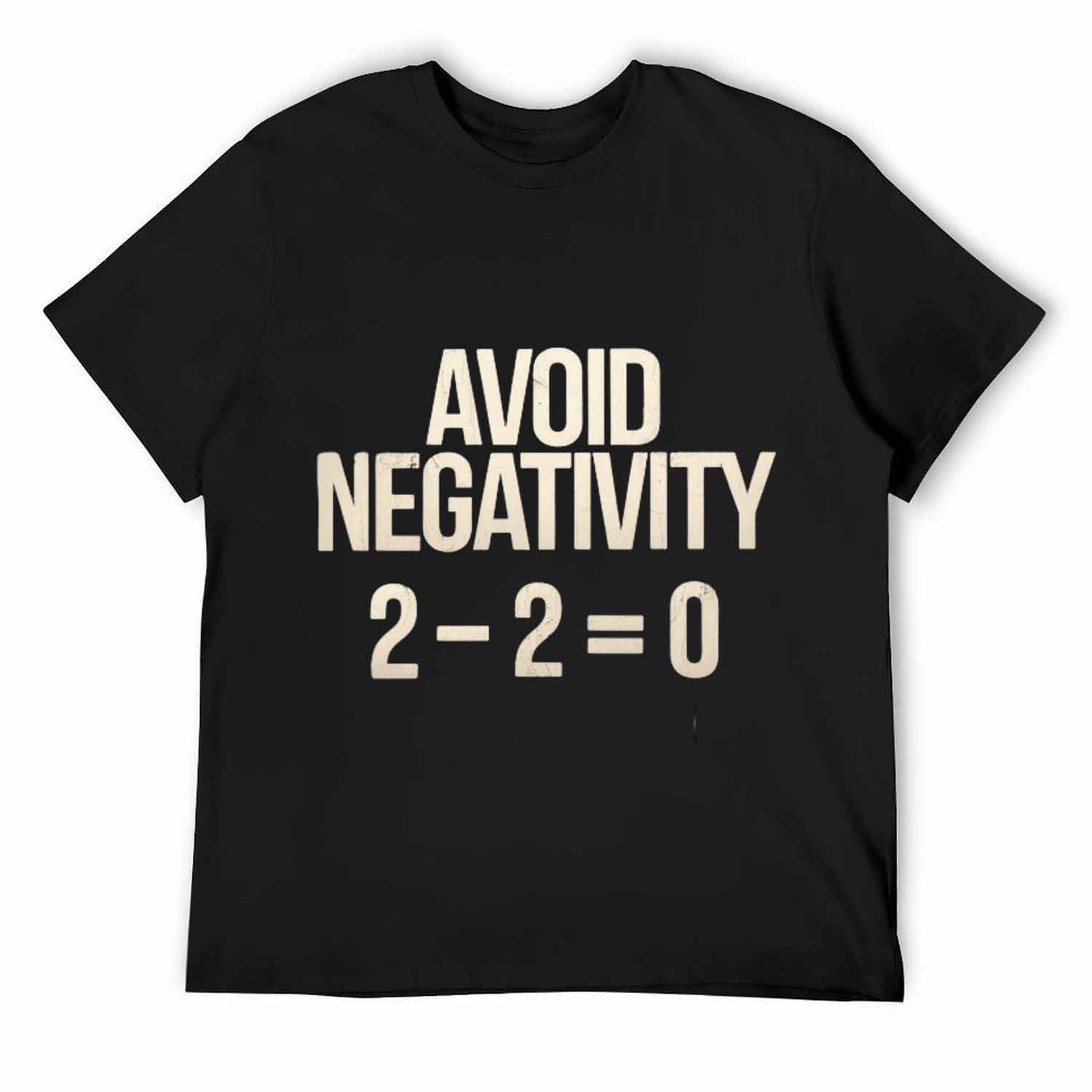 Funny Humorous Avoid Negativity Math Equation Saying Pun Born In August ...